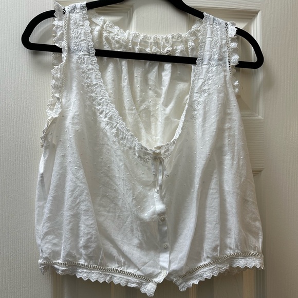 Doen | Tops | Doen Traveler Tank Top Small White | Poshmark